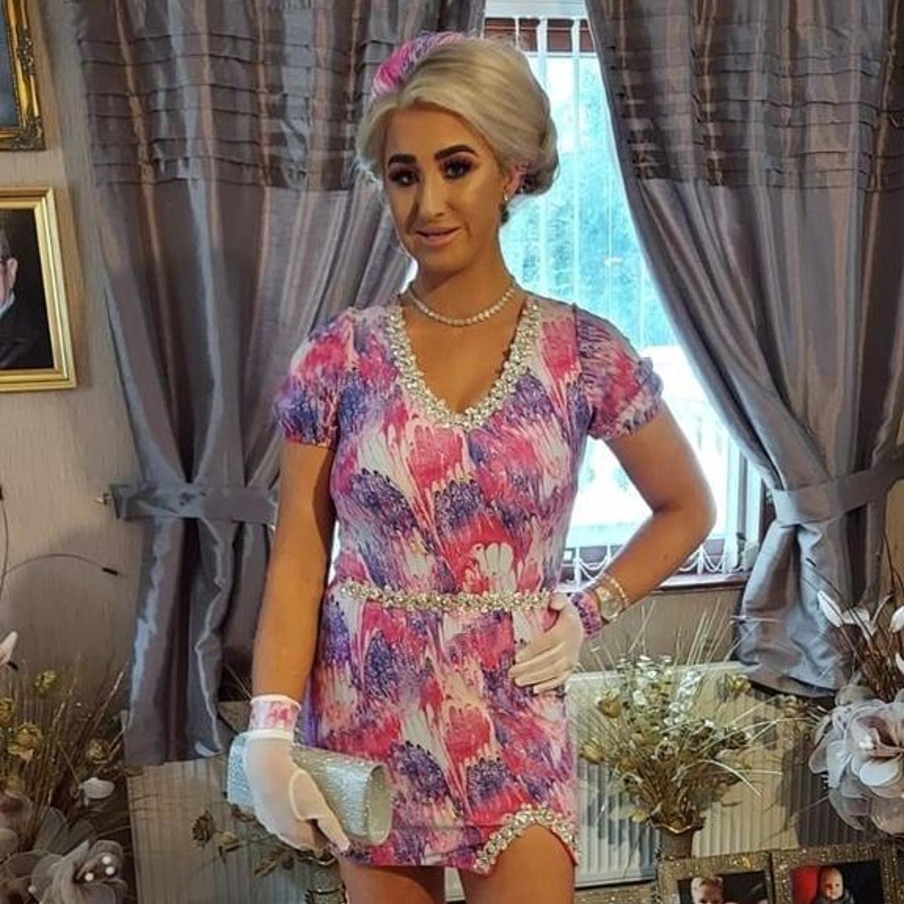 Monamix Dress only wore for an hour not a mark on it... - Depop