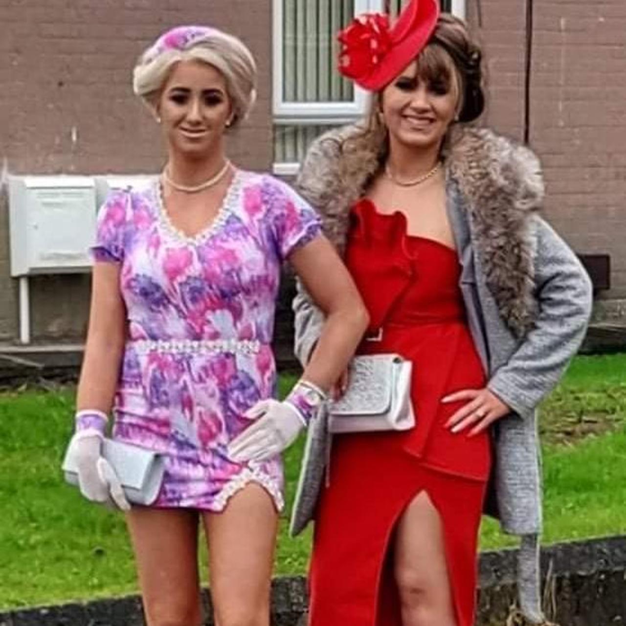 Monamix Dress only wore for an hour not a mark on it... - Depop