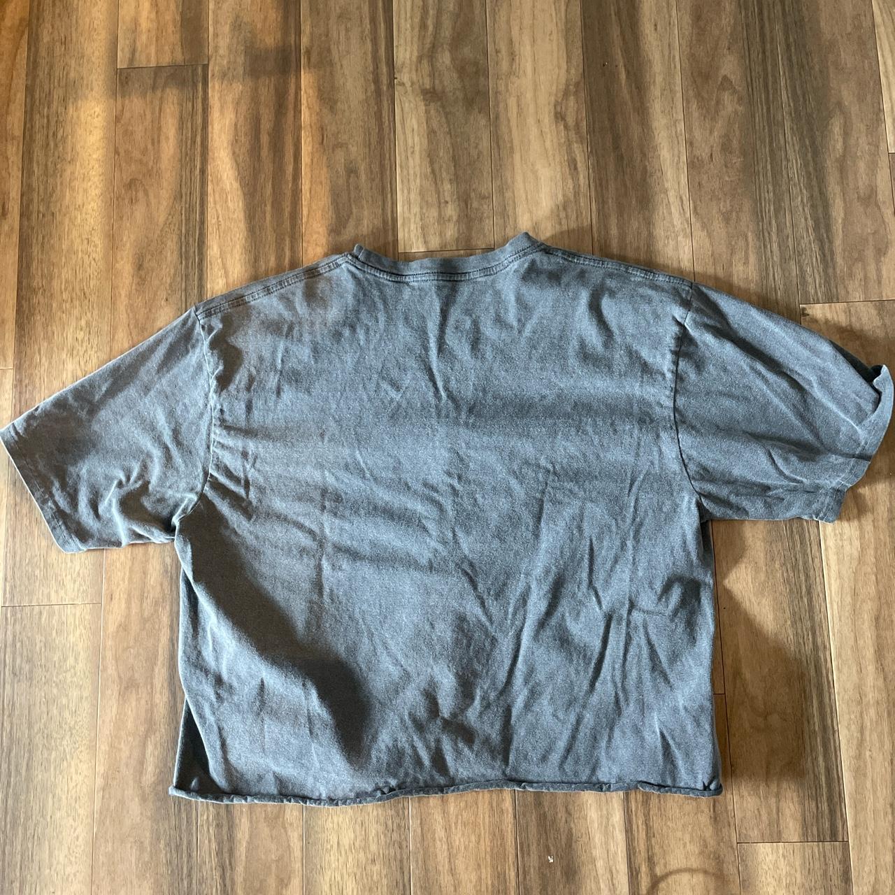 Cropped, large grey Marquette shirt #marquette #mu... - Depop