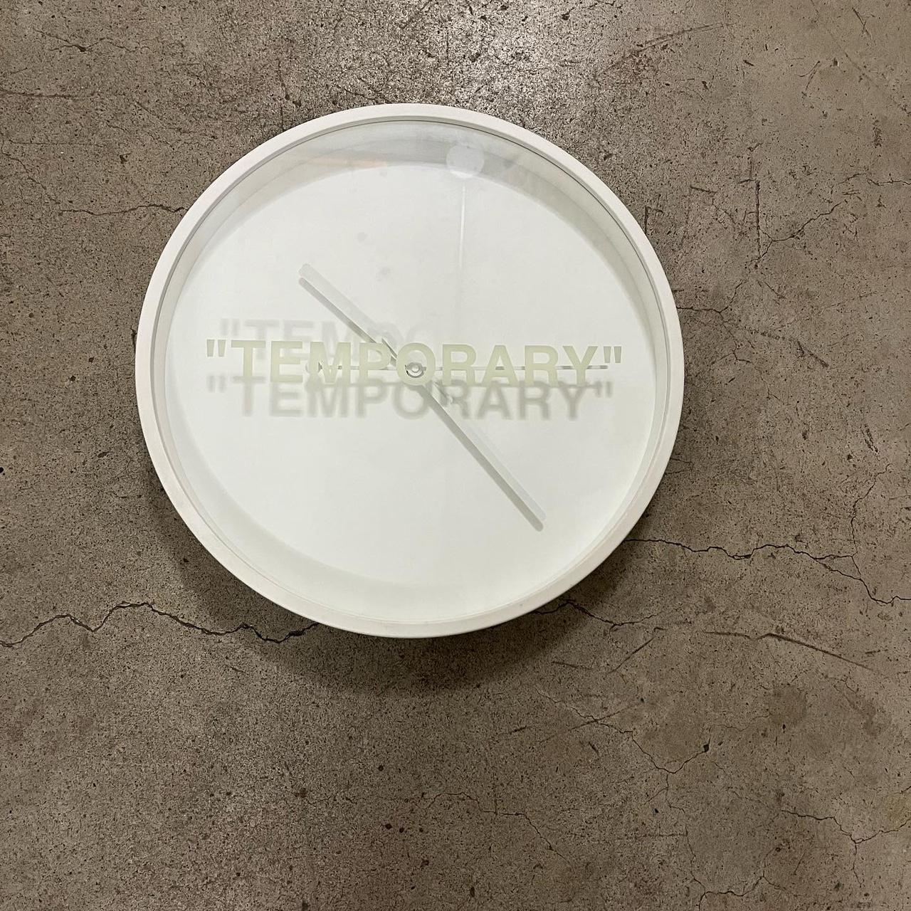Virgil Abloh x ikea “ temporary “ clock - Depop