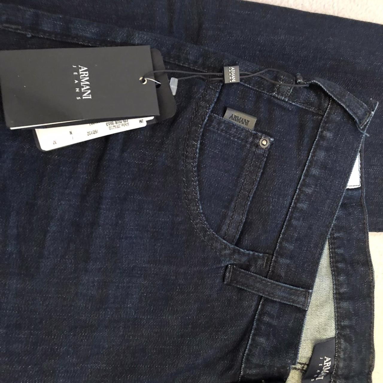 BNWT Dark Blue Armani Jeans - Extra Slim Fit... - Depop