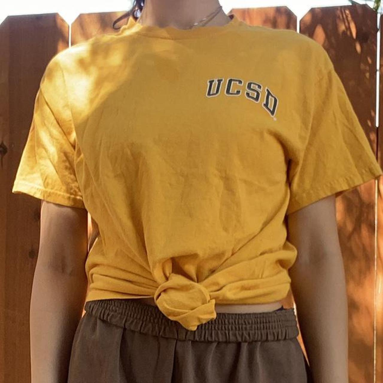 💛 yellow ucsd tee shirt 💛 💛 great condition, only... - Depop