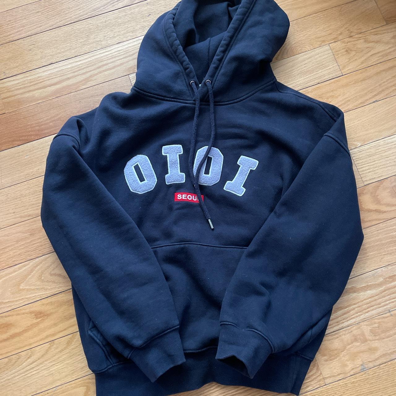 OiOi 2019 Hoodie in Navy Fits like a medium Love... - Depop
