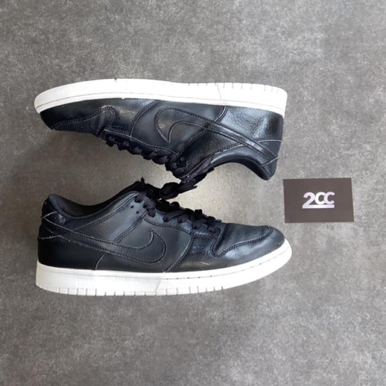 - Nike SB Dunk Low Back/white - Size 8.5 U.K. -... - Depop