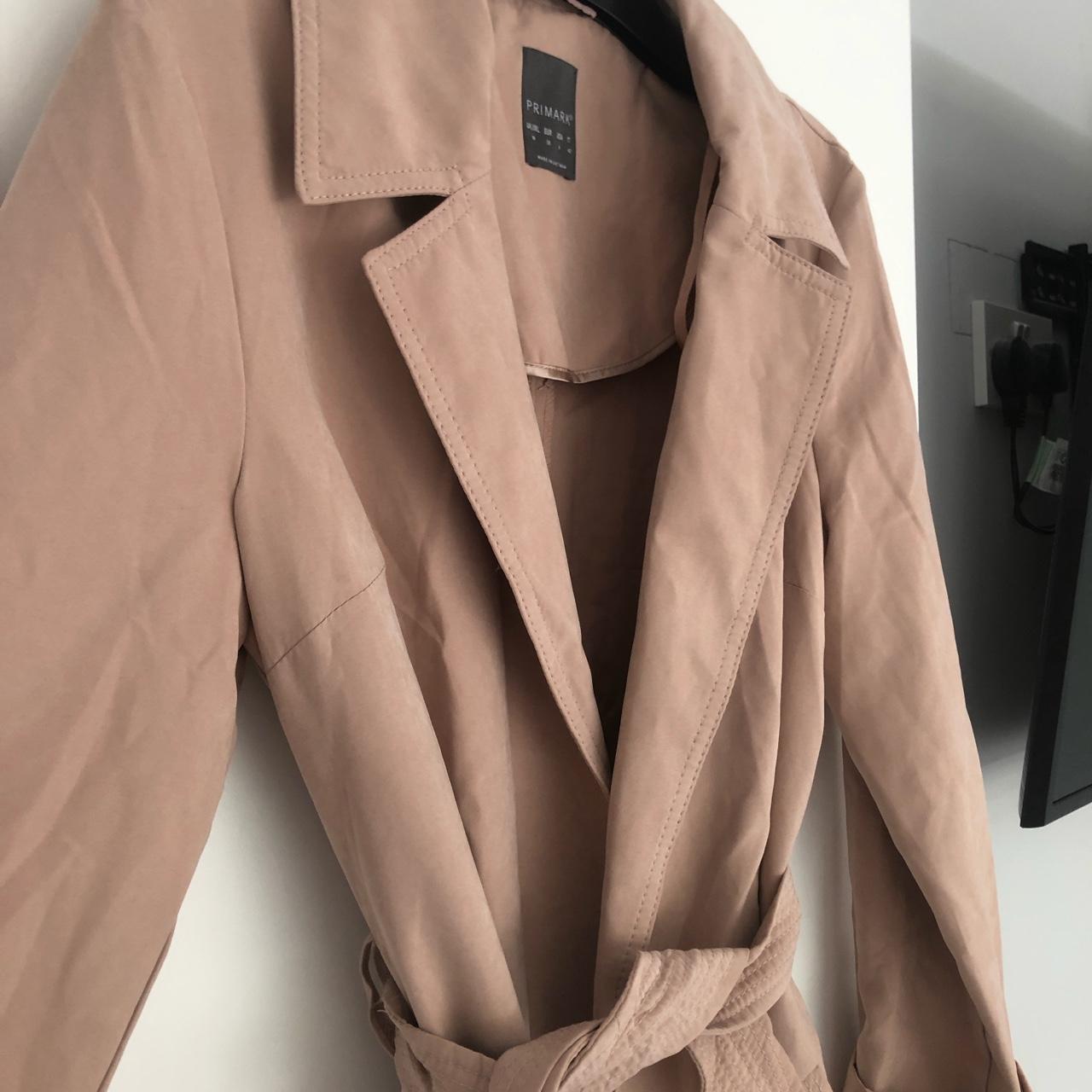 Primark suede material trench coat UK size 10 Worn... - Depop