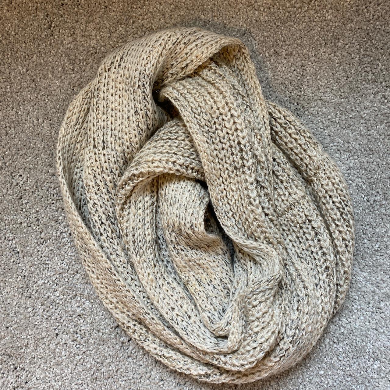 American Apparel Women's Cream Scarf-wraps | Depop