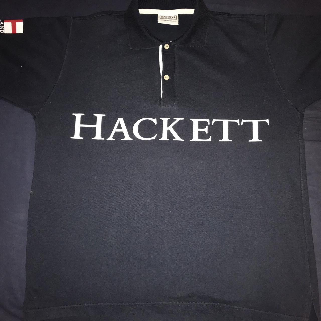 Hackett polo size L. This item was banned from the... - Depop