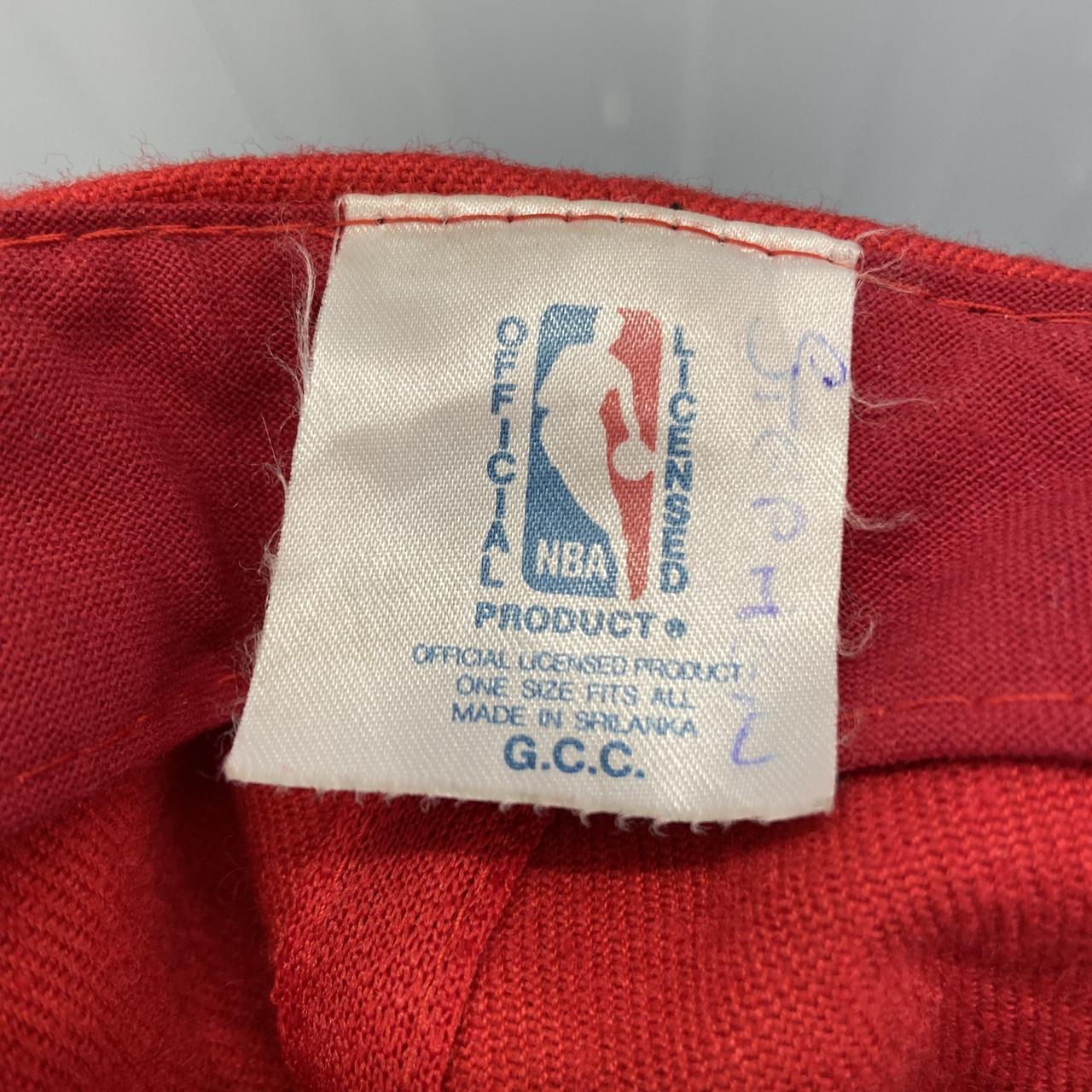 Vintage 90s USA Chicago Bulls NBA basketball red... - Depop