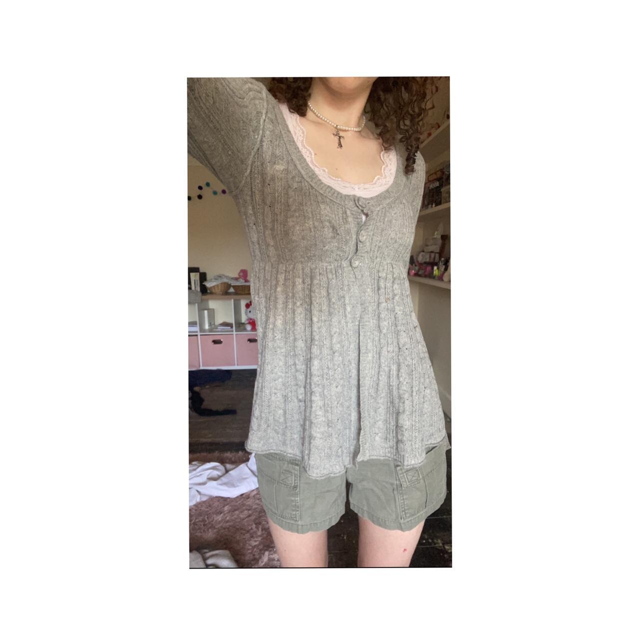 Abercrombie and fitch Henley top Size large but fits... - Depop