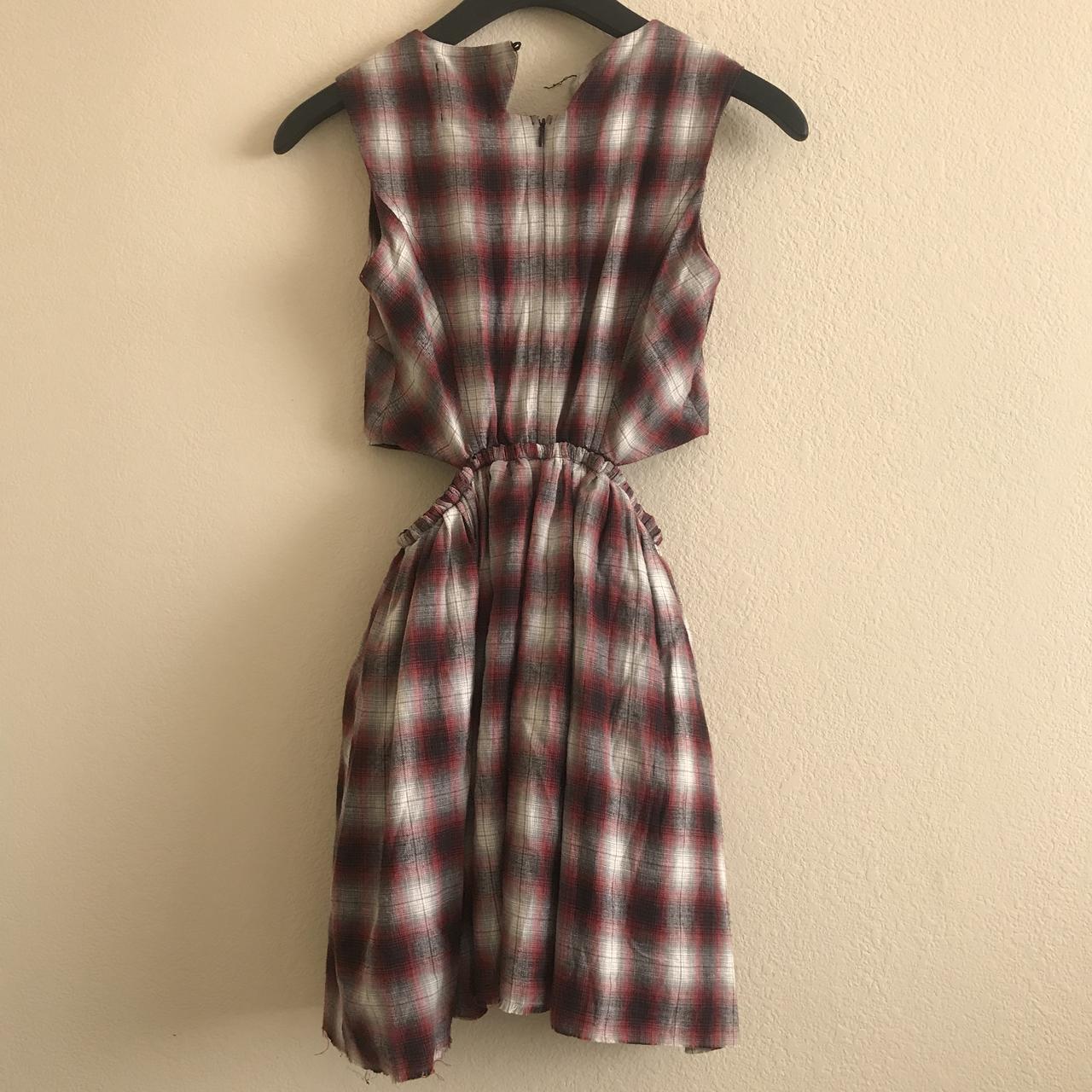 UNIF Flannel Dress // Good Condition, there is just... - Depop