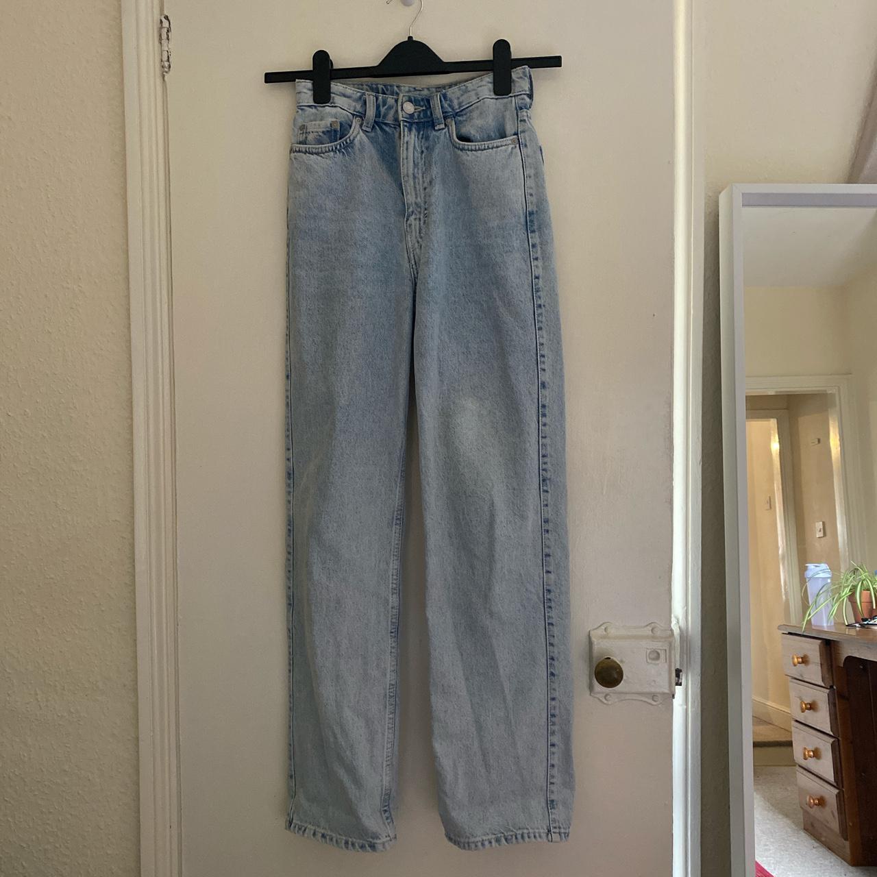 Weekday Rowe jeans in light blue W24 L30 They have... - Depop