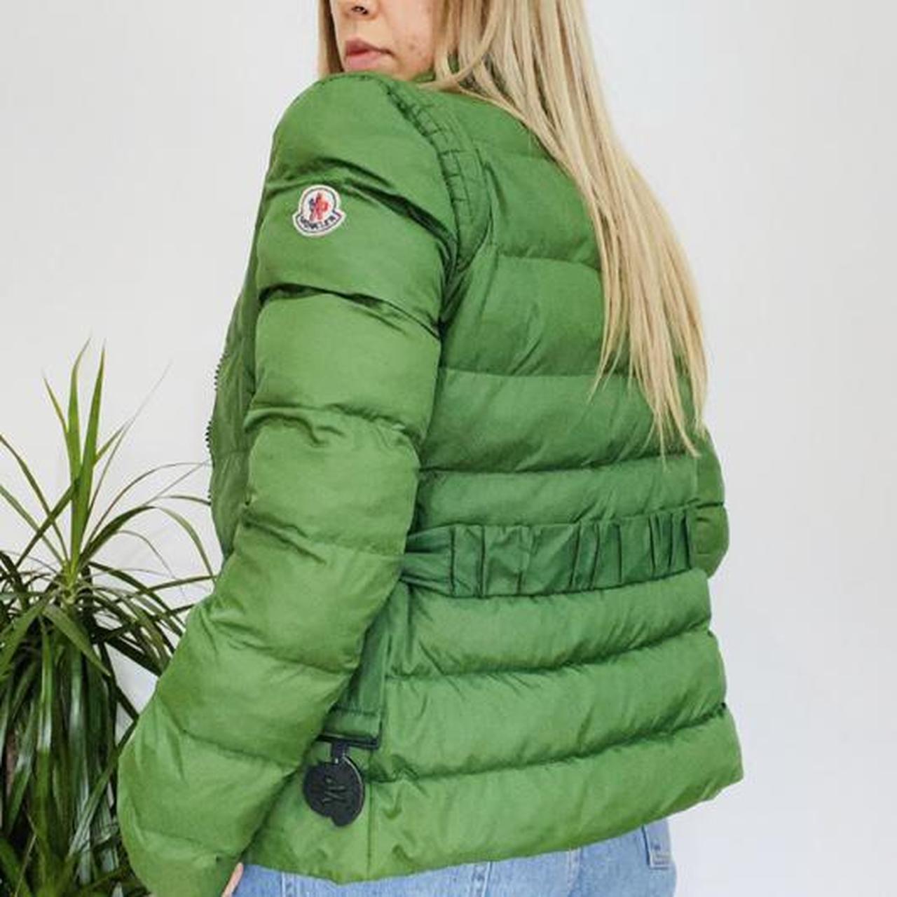 Authentic Green Moncler Puffer Jacket Size 1 //... - Depop