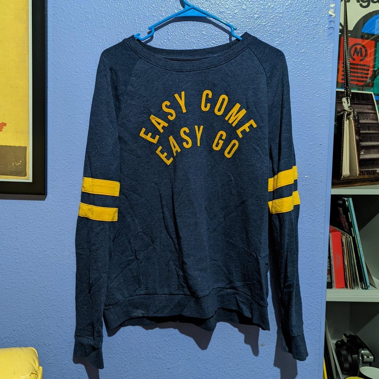 EASY COME EASY GO QUEEN VINTAGE LONG SLEEVE SHIRT... - Depop