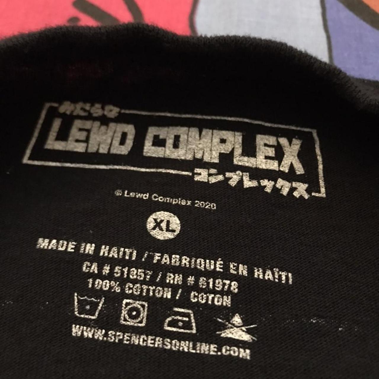 Lewd Complex Anime Graphic T-Shirt Mens Size XL... - Depop