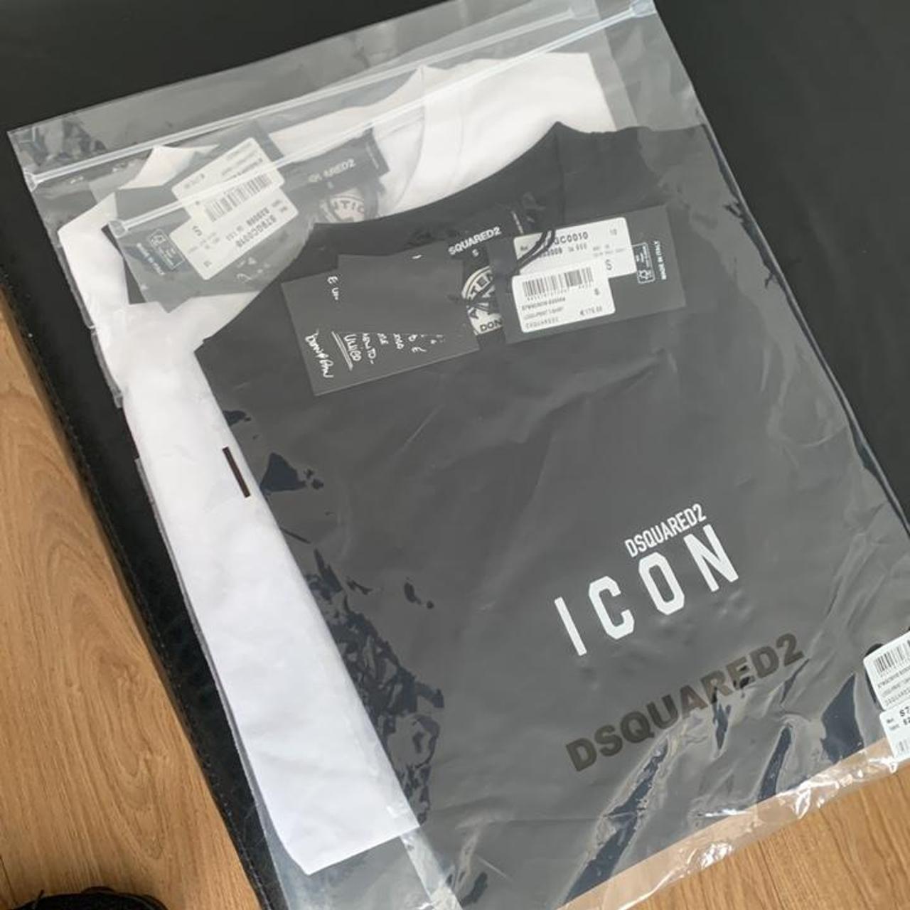 Authentic Dsquared Tee Colours: Black &... - Depop