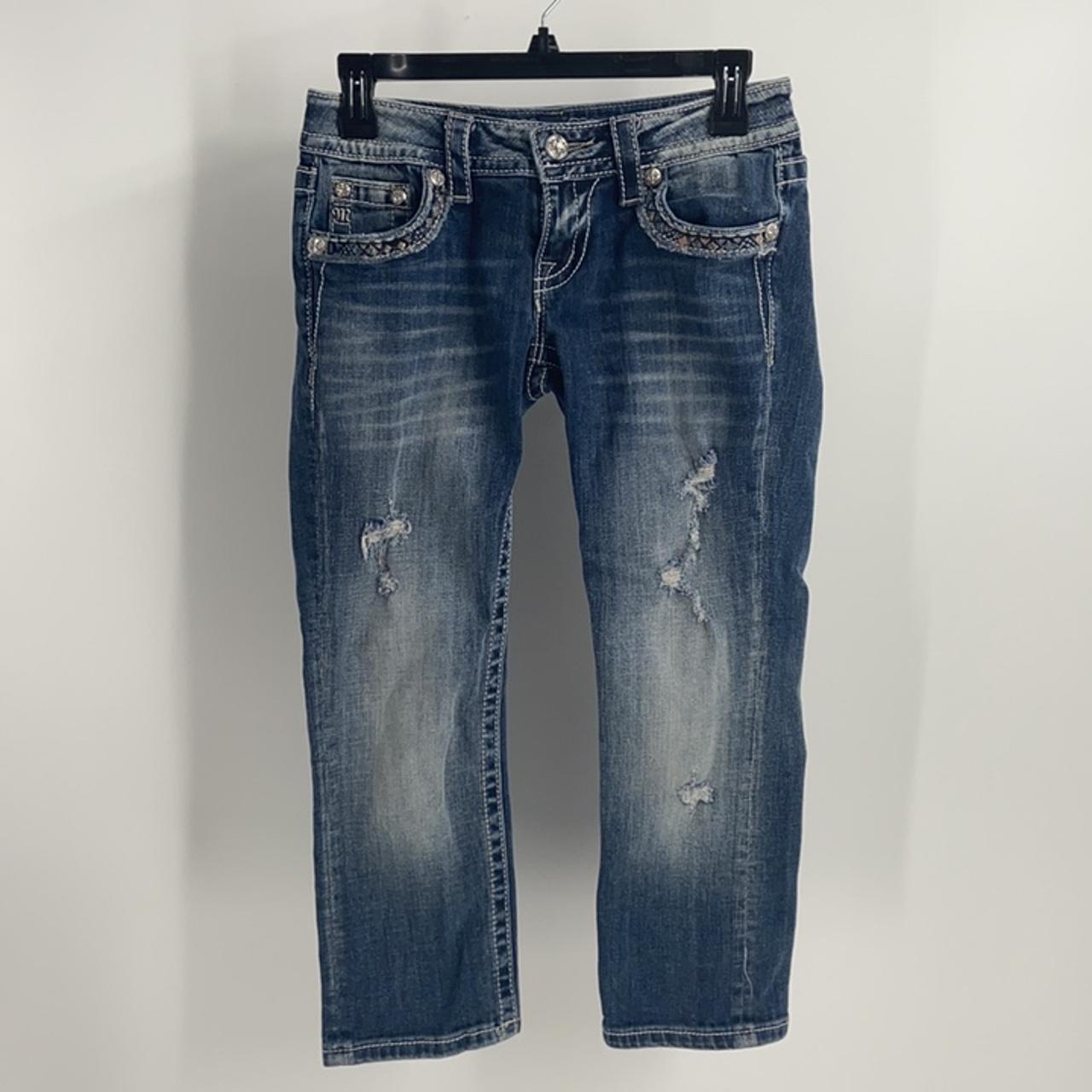 Miss me low rise denim capris Brand miss me Size... - Depop