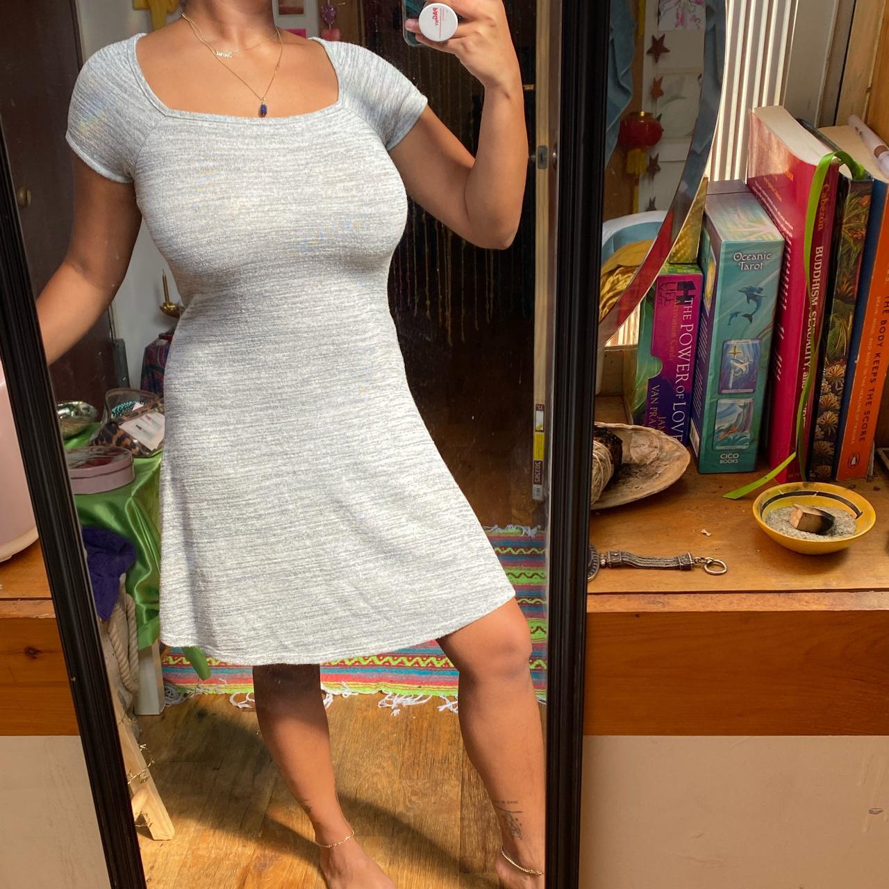 Garage Women's Grey Dress | Depop