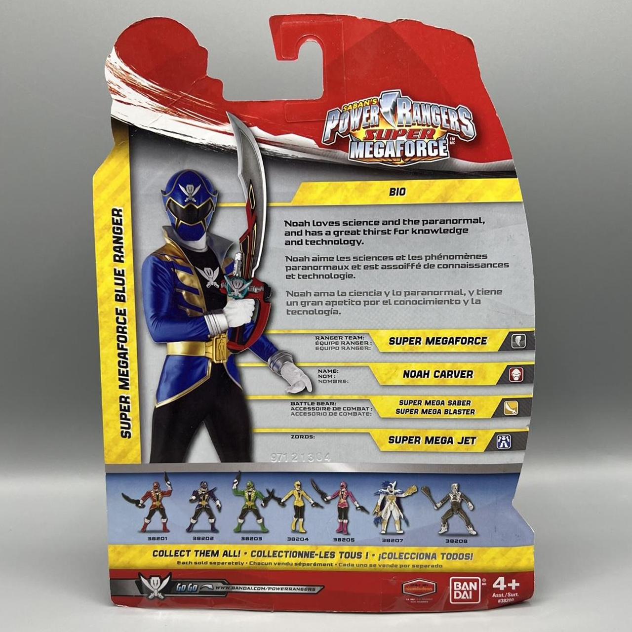 Power Rangers Super Megaforce Blue Ranger Action... - Depop