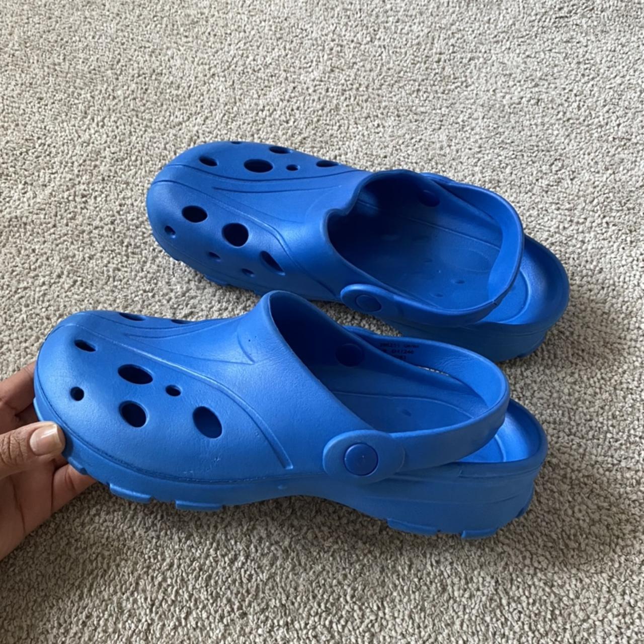NEXT BLUE CUT OUT SLIP ON CROC SHOES 🦋BRAND NEW... - Depop