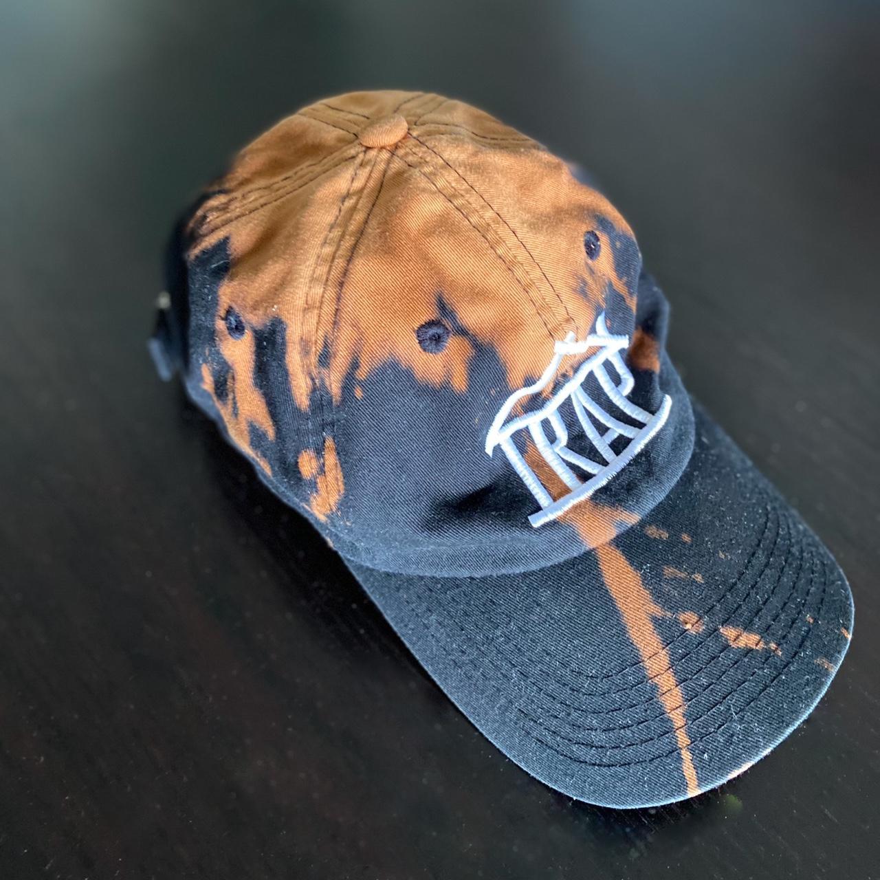 1OF1 bleached hat 😝 hand bleached this trap house... - Depop