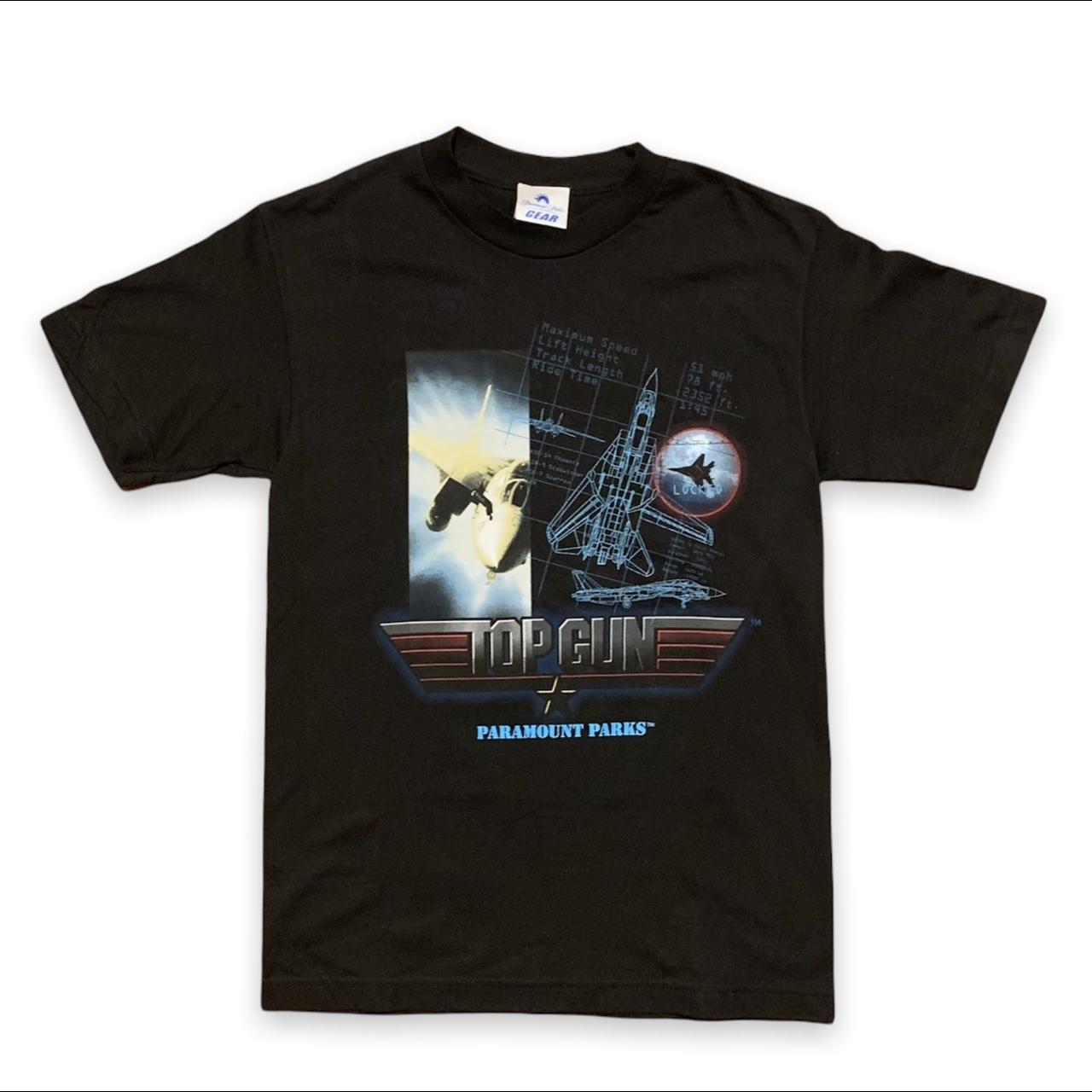 Vintage Top Gun T Shirt Super Cool Paramount Parks Depop