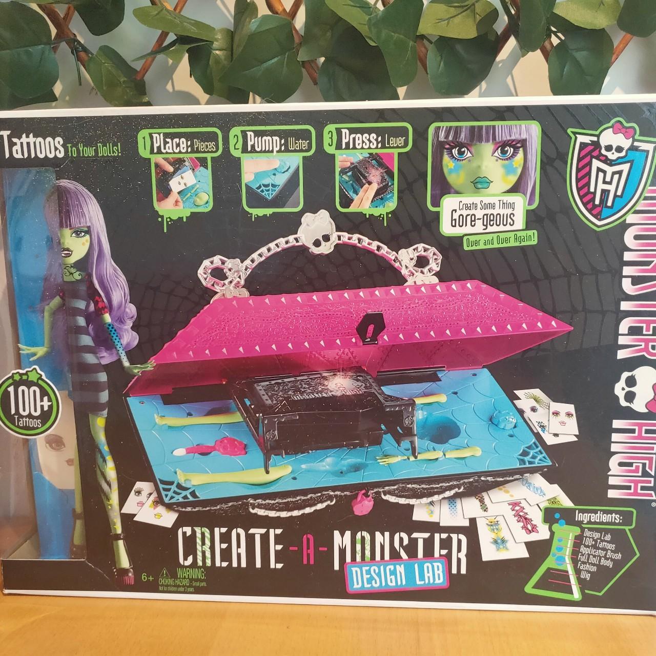Monster high create a monster BNIB Add tattoos to... - Depop
