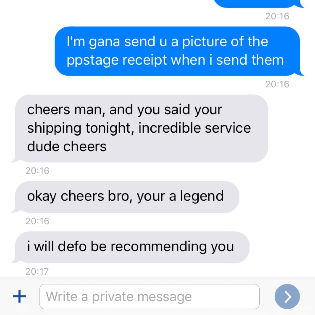 Shoutout my guy aiden sorting him out with a fresh... - Depop