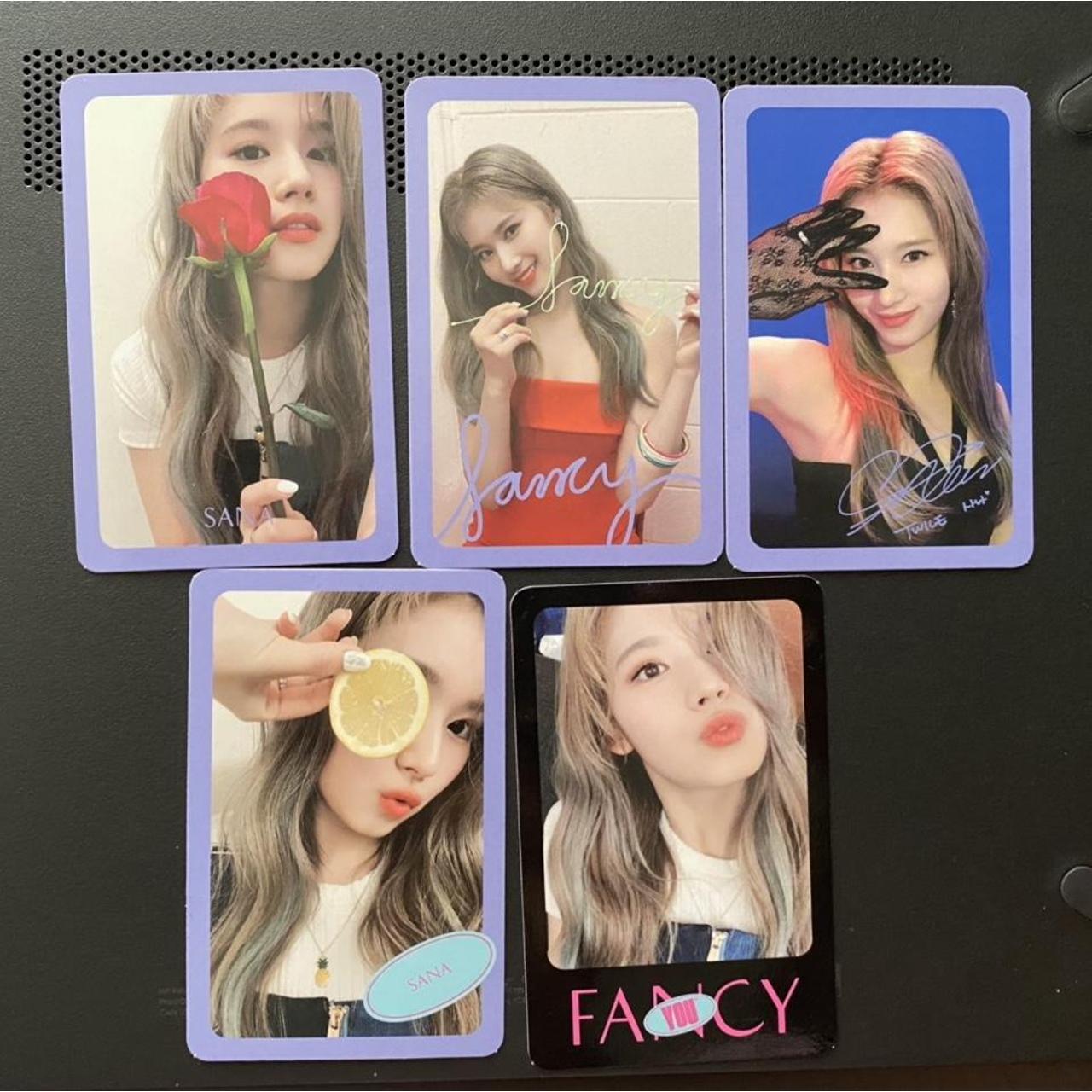 sana fancy you photocards $6 a piece + $1 shipping... - Depop