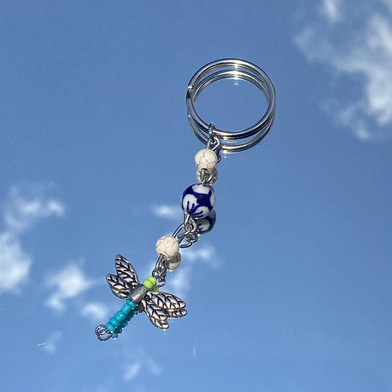 Dragonfly Dangle Keychain #cottagecore #stargirl... - Depop