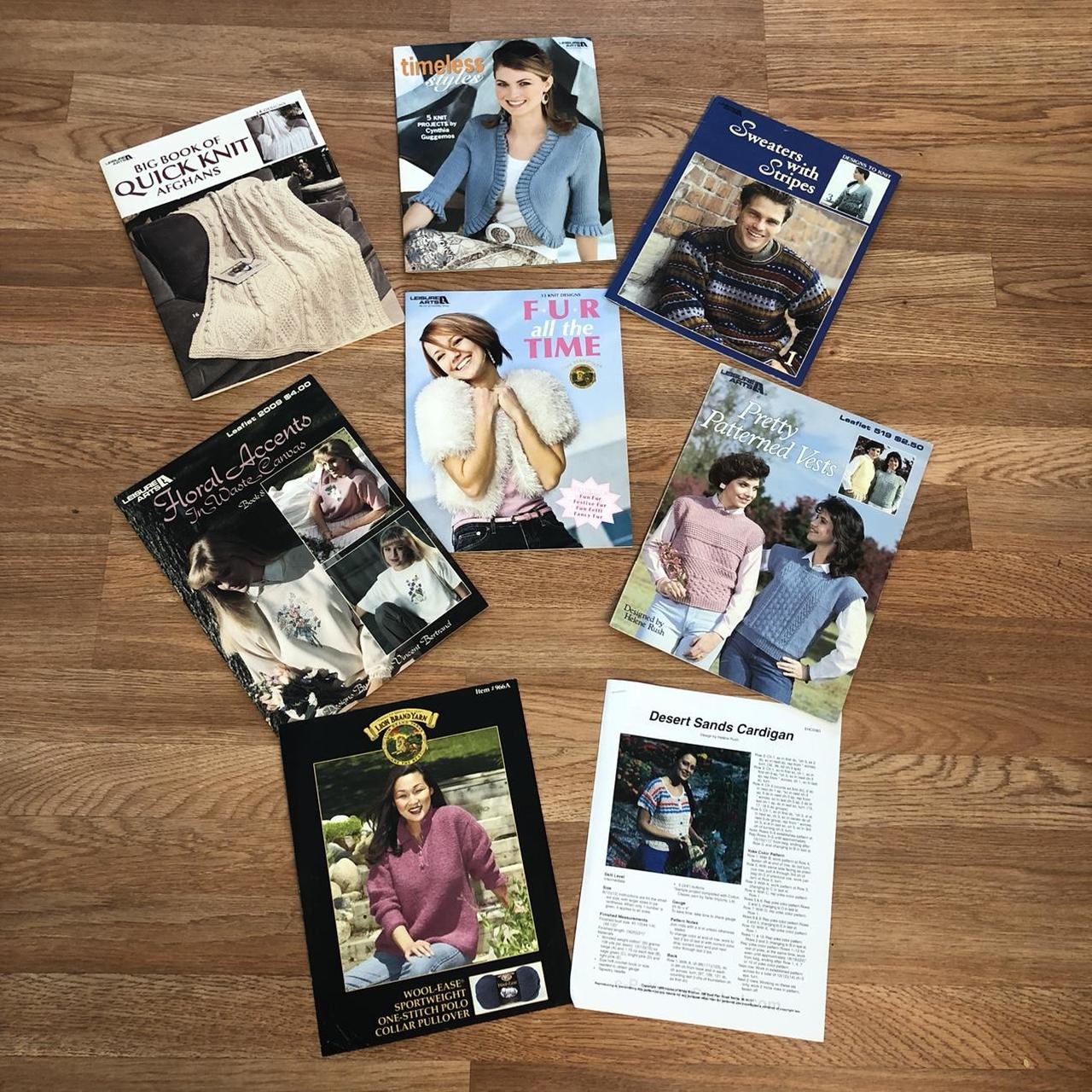 Bundle 8 Knitting and embroidery magazines. - Depop