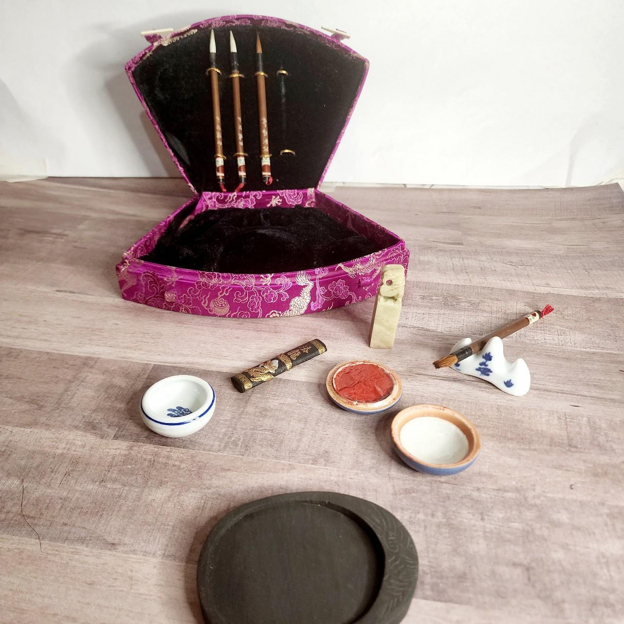 Chinese Calligraphy Set Unique, Beautiful color and... - Depop