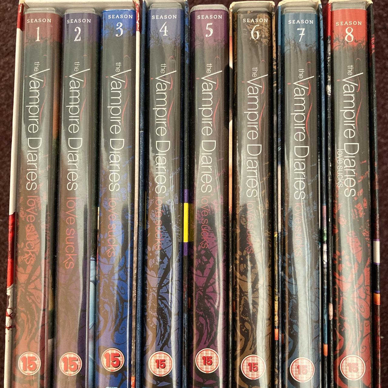 COMPLETE DVD box set of the vampire diaries PERFECT... - Depop