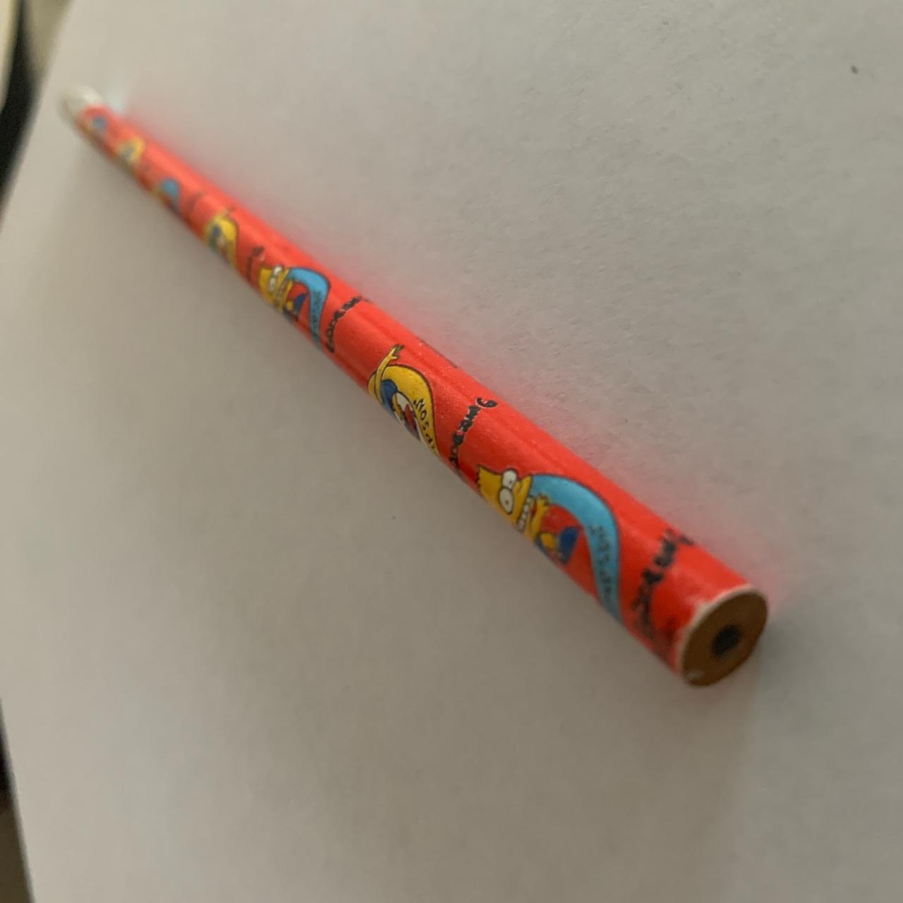 1990 Bart Simpson Pencil Never Used The Eraser Is Depop