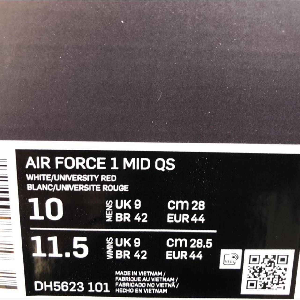 Nike Air Force 1 Mid QS Uk size 9 Brand new with... - Depop