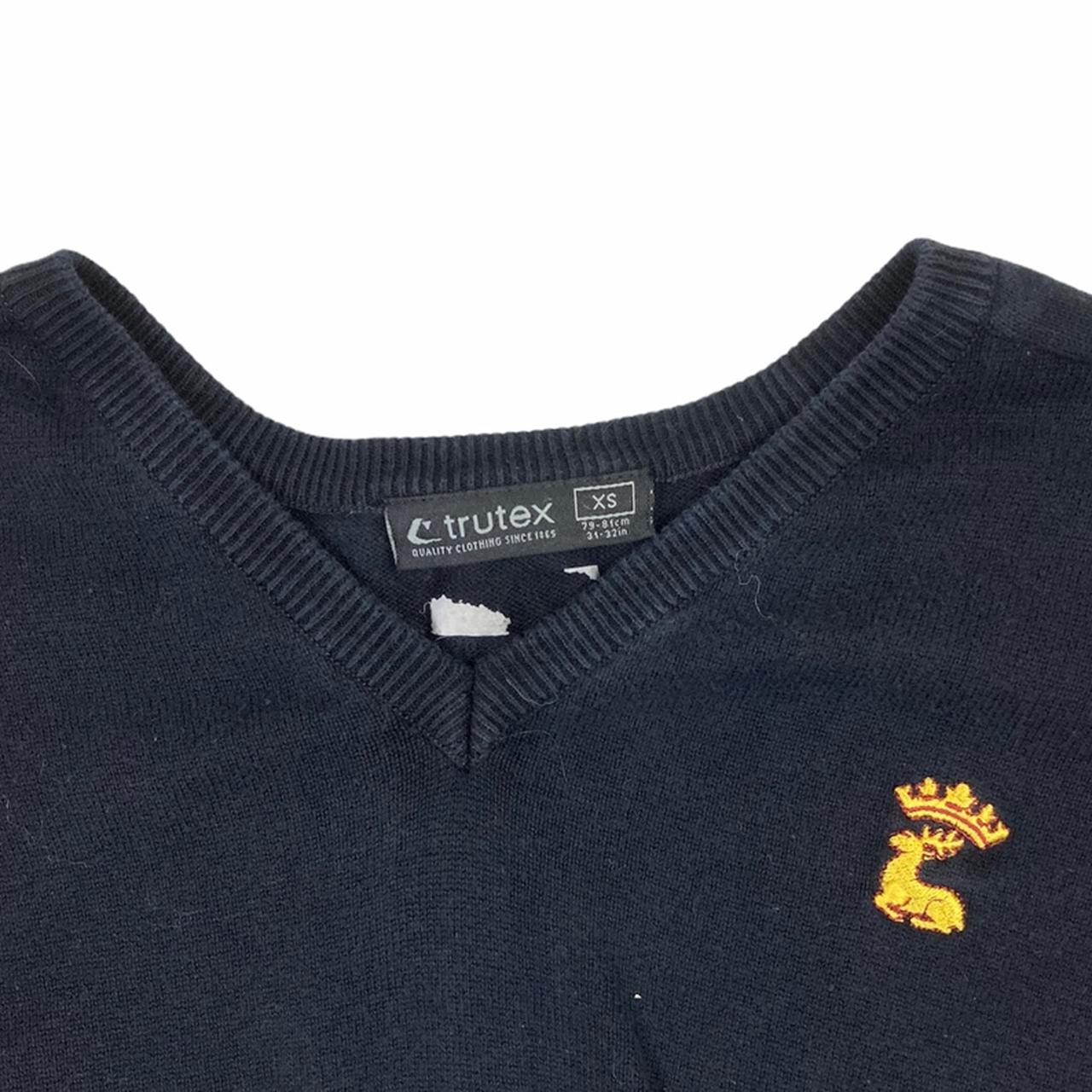 Womens Yellow And Black Jumper Depop