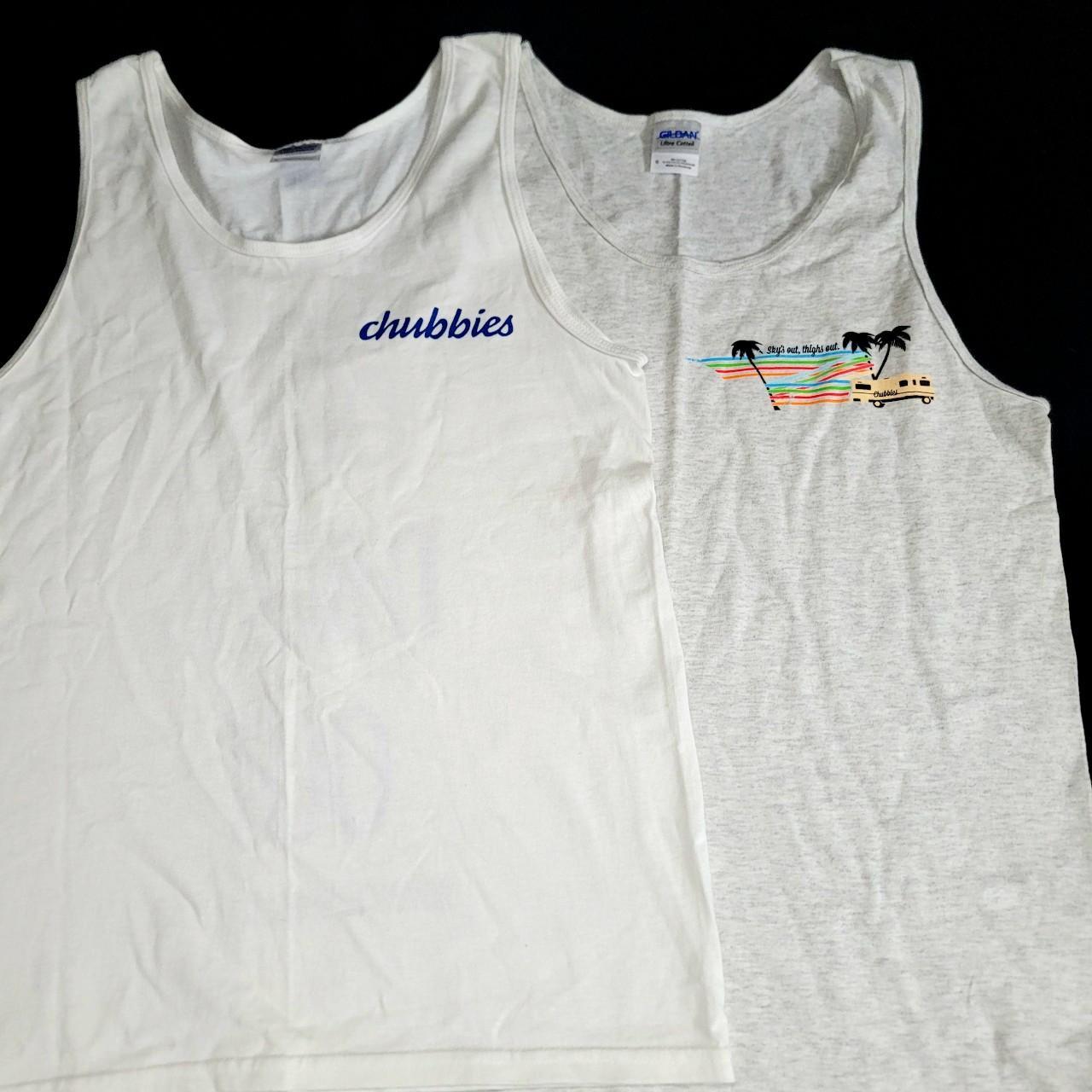 NWOT Mens Chubbies tank top bundle of two. Double... - Depop