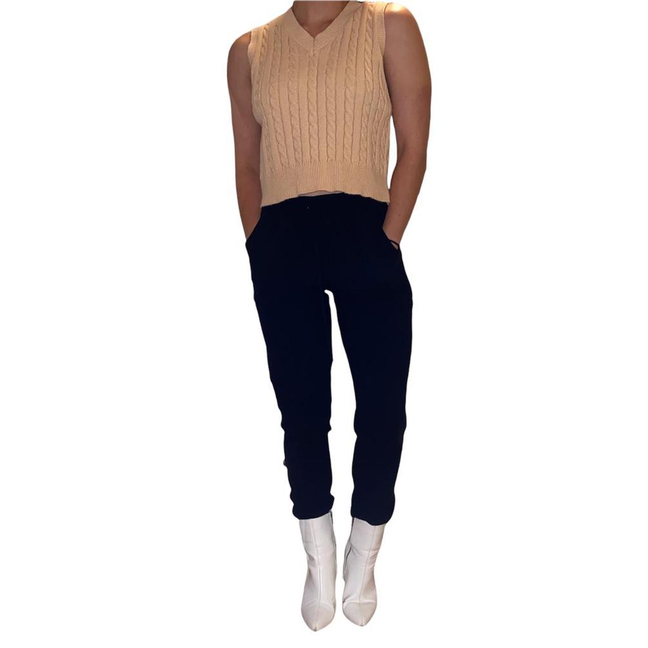 adorable preppy cream pastel sweater vest!! i’m too... - Depop