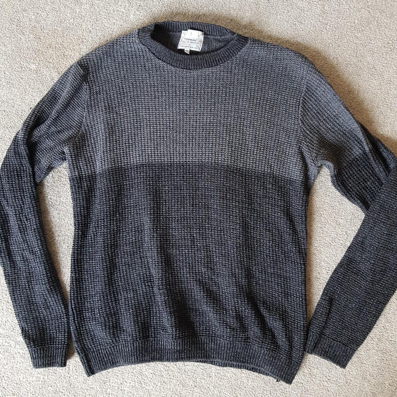 Topman sweater in grey / Size M Mens sweatshirt /... - Depop