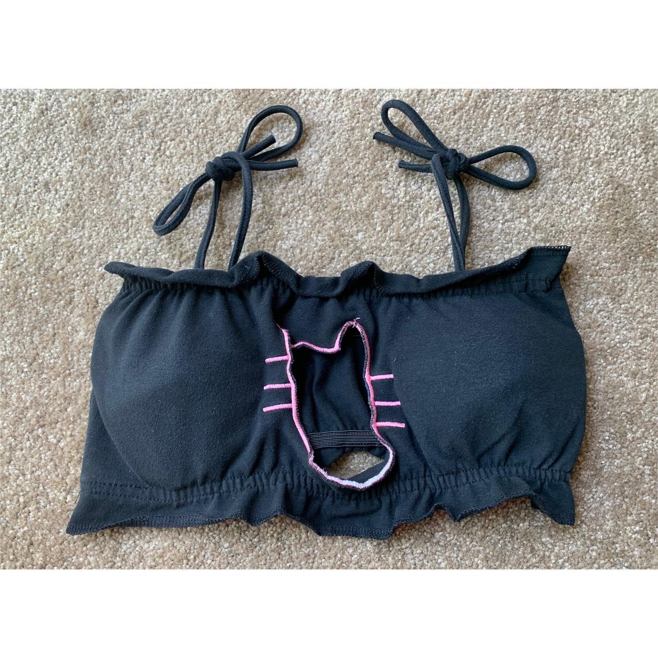 kawaii cat bra SELLING TOP ONLY worn a few times,... - Depop