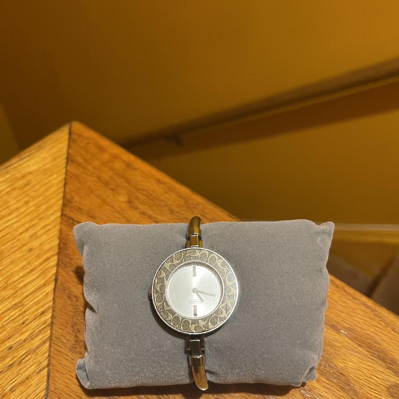 Coach Logo Mania Watch Sterling Silver Coach C Logo... - Depop