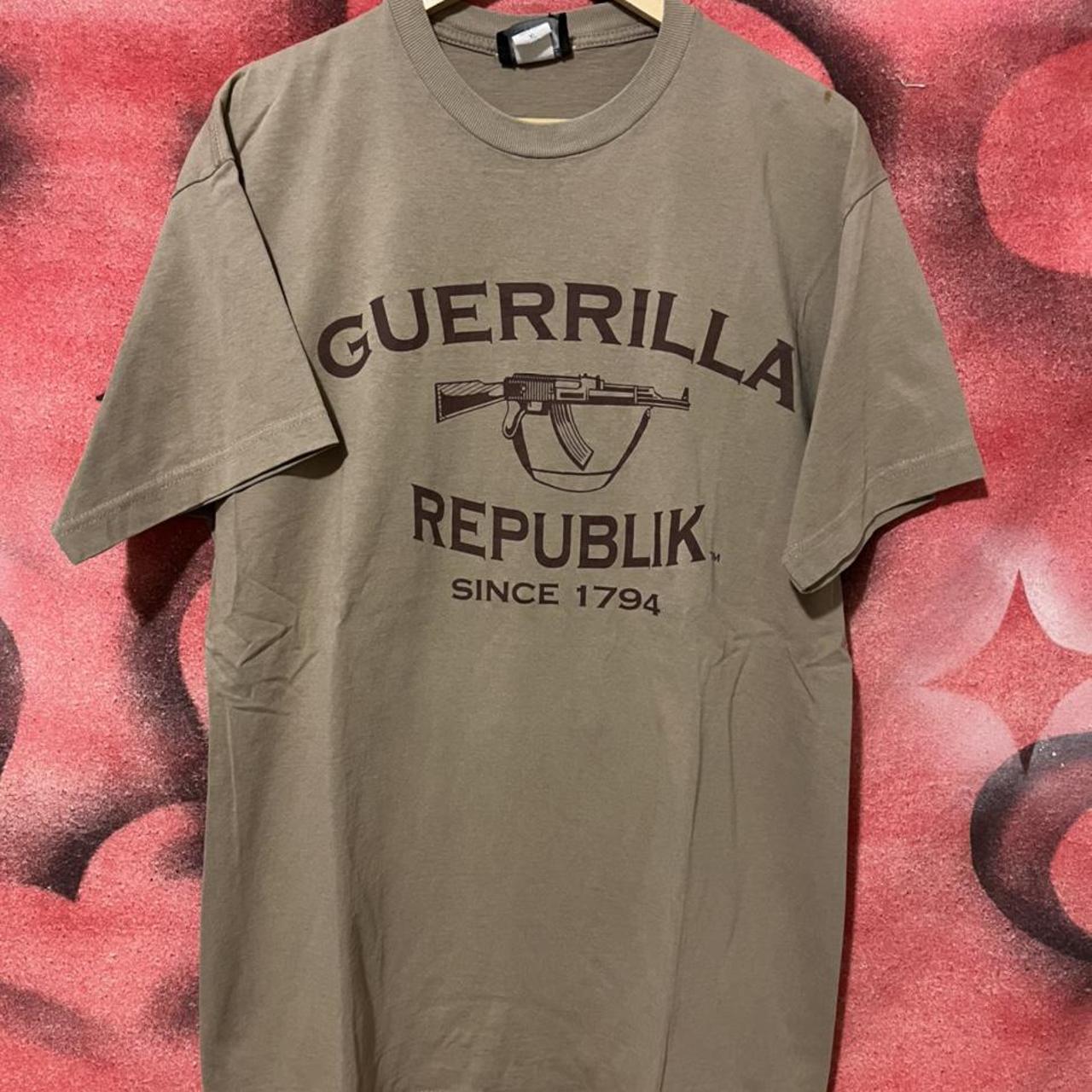 Vintage Immortal Technique Shirt Guerrilla Republik... - Depop