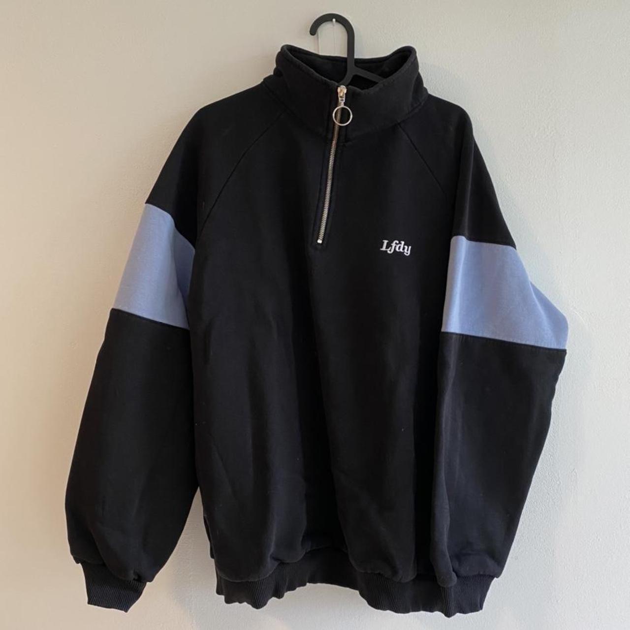 LFDY Tracksuit Size: L Cond: like new Color: black... - Depop