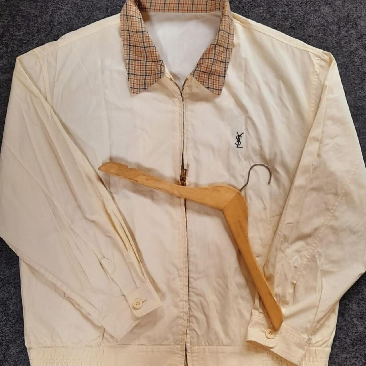 Vintage Ysl Saint Laurent Jacket Harrington Size :... - Depop