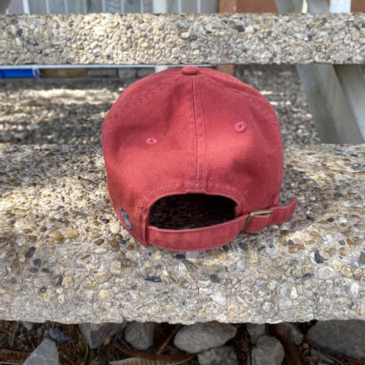 Life Is Good vintage hat in a burgundy/reddish color... - Depop