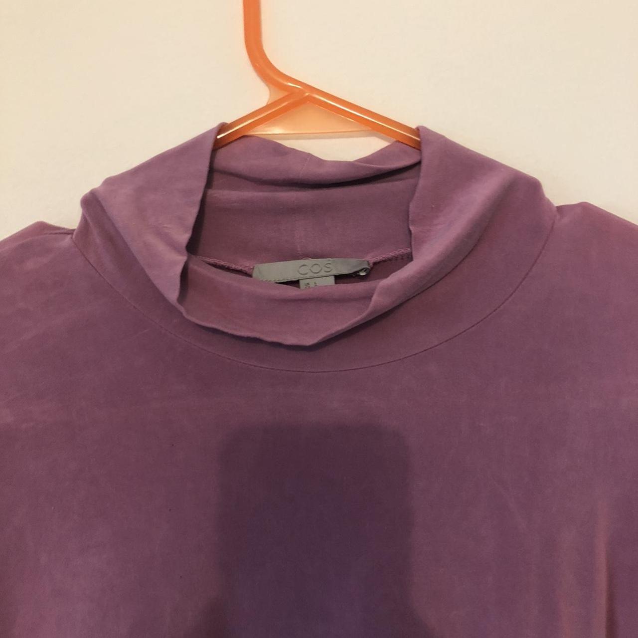 COS Women's Pink and Purple Blouse | Depop