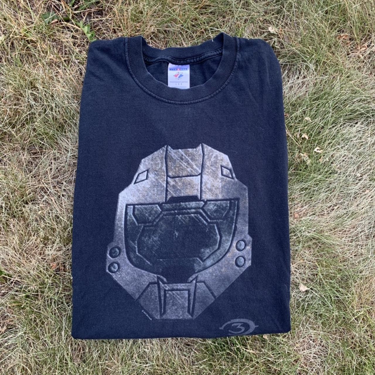 '07 Halo 3 Promo Tee/Men's Large/Nicely Faded Free... - Depop
