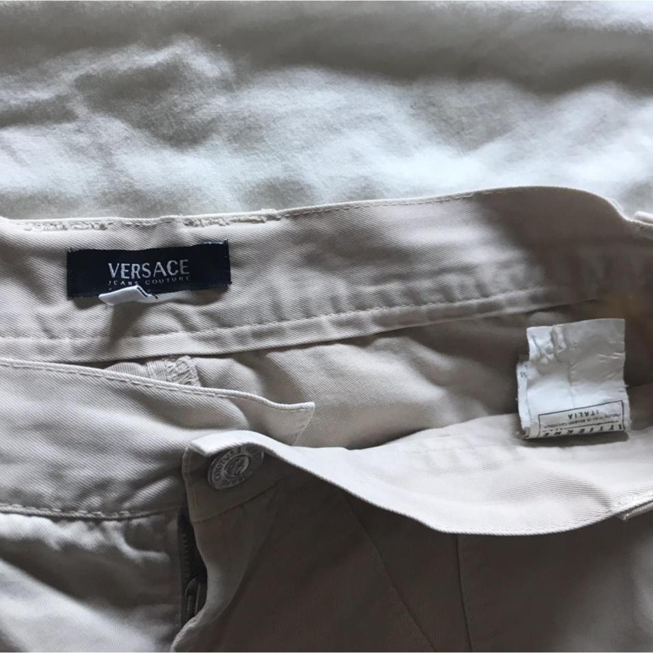 Versace Men's Cream Shorts | Depop