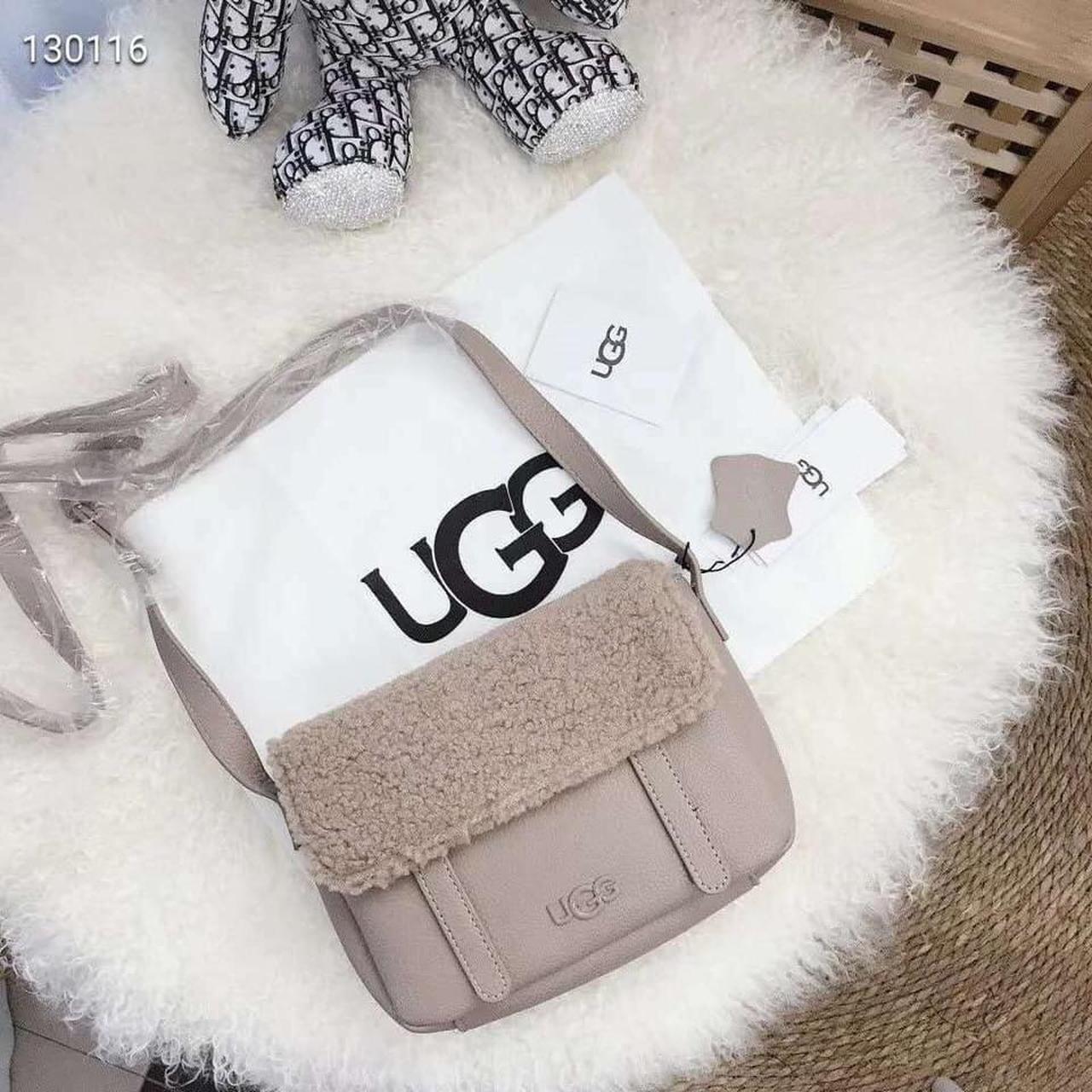 UGG Purse pink and tan colors available #UGG #Purse... - Depop
