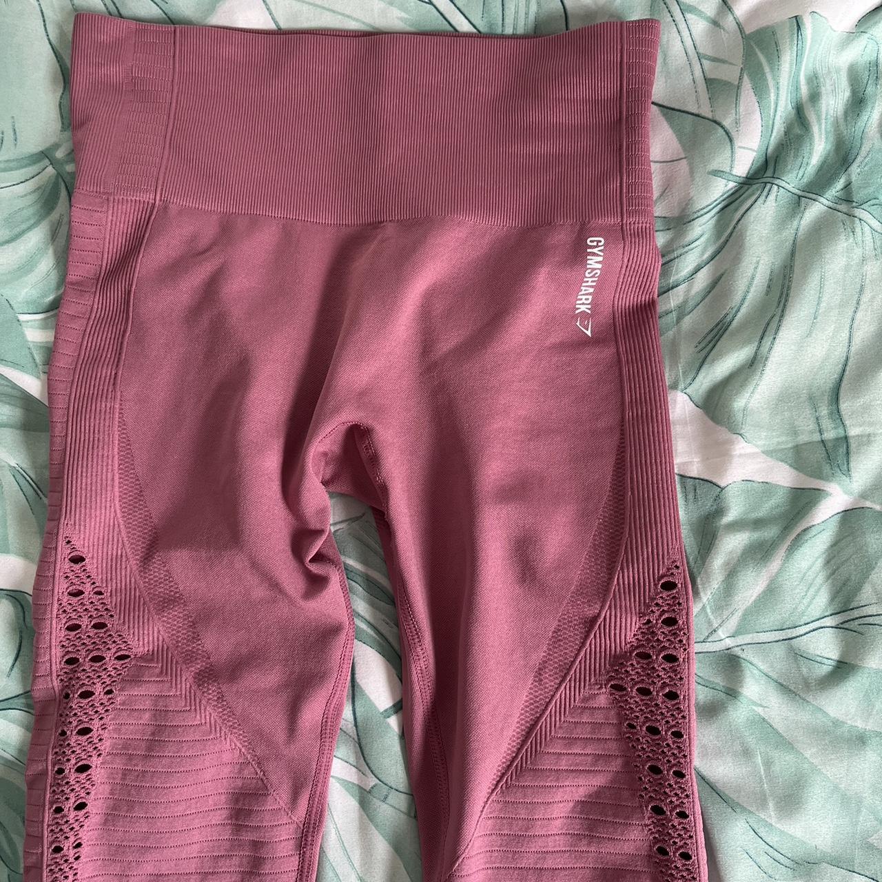 Gymshark Womens Pink Leggings Depop