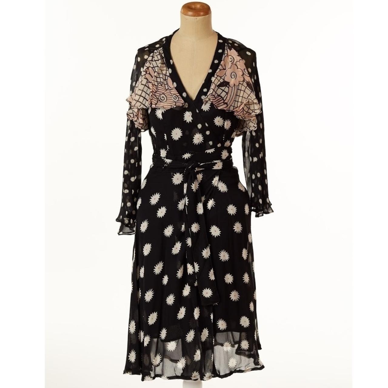 Celia Birtwell for Topshop Daisy Floral Print... - Depop